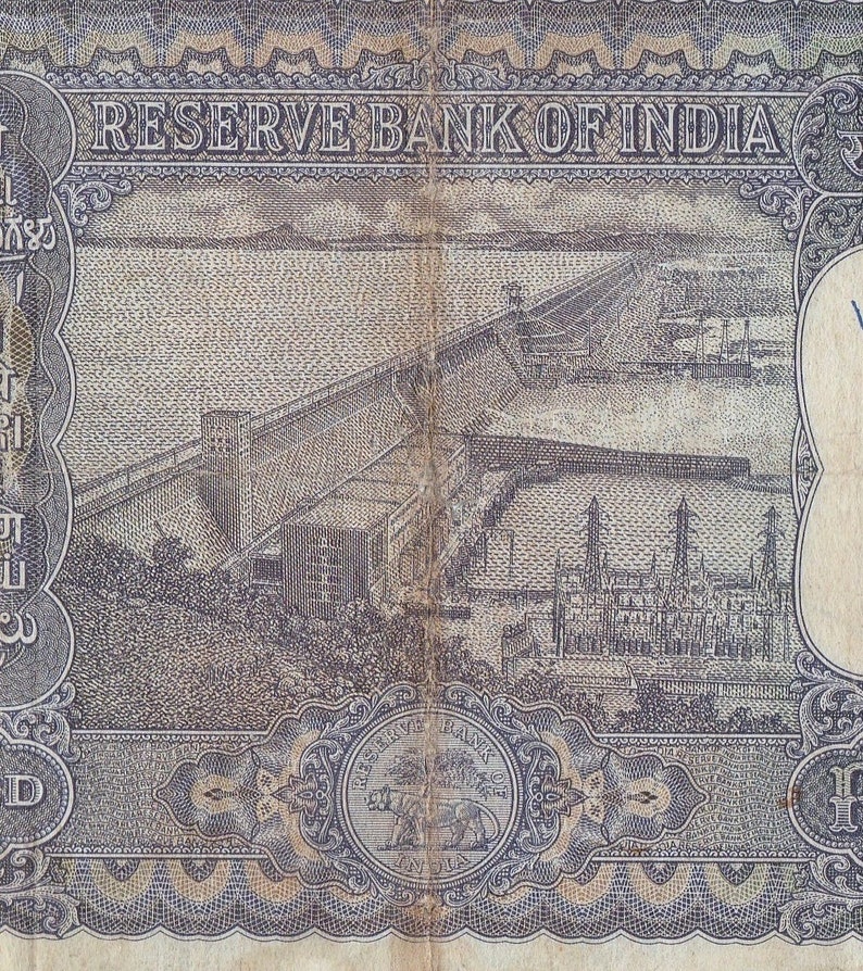 Collectible Indian Note Old 100 Rs Paper Banknote Big | Etsy