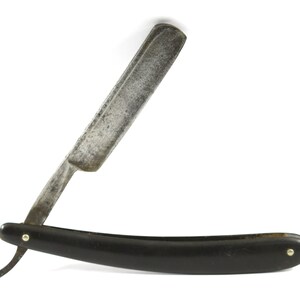 Old Roger Sheffield Straight Razor Foldable Shaving Antique Razor. Rare ...