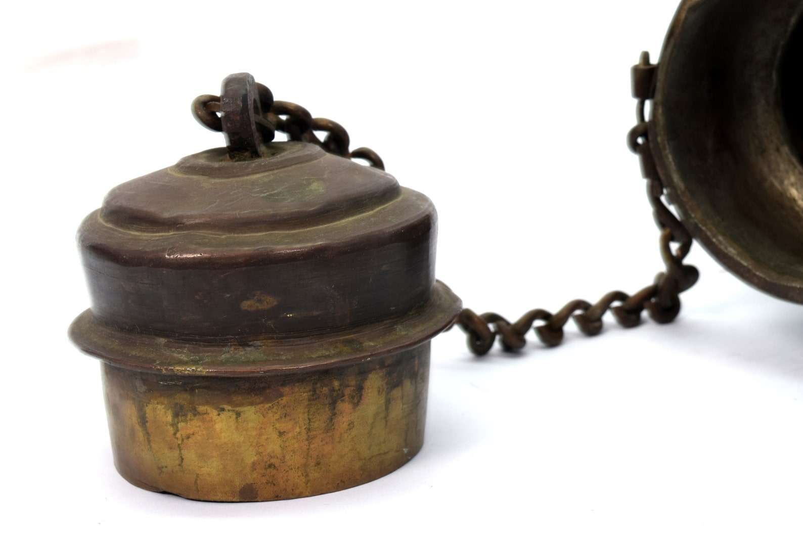 Old Brass Flask With Original Cap 19c Antique Old Decorative - Etsy