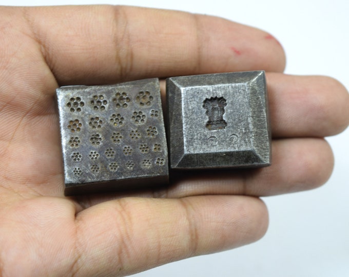 Collectible Iron Stamp Dye Antique Indian National Emblem Stamp Dye ...