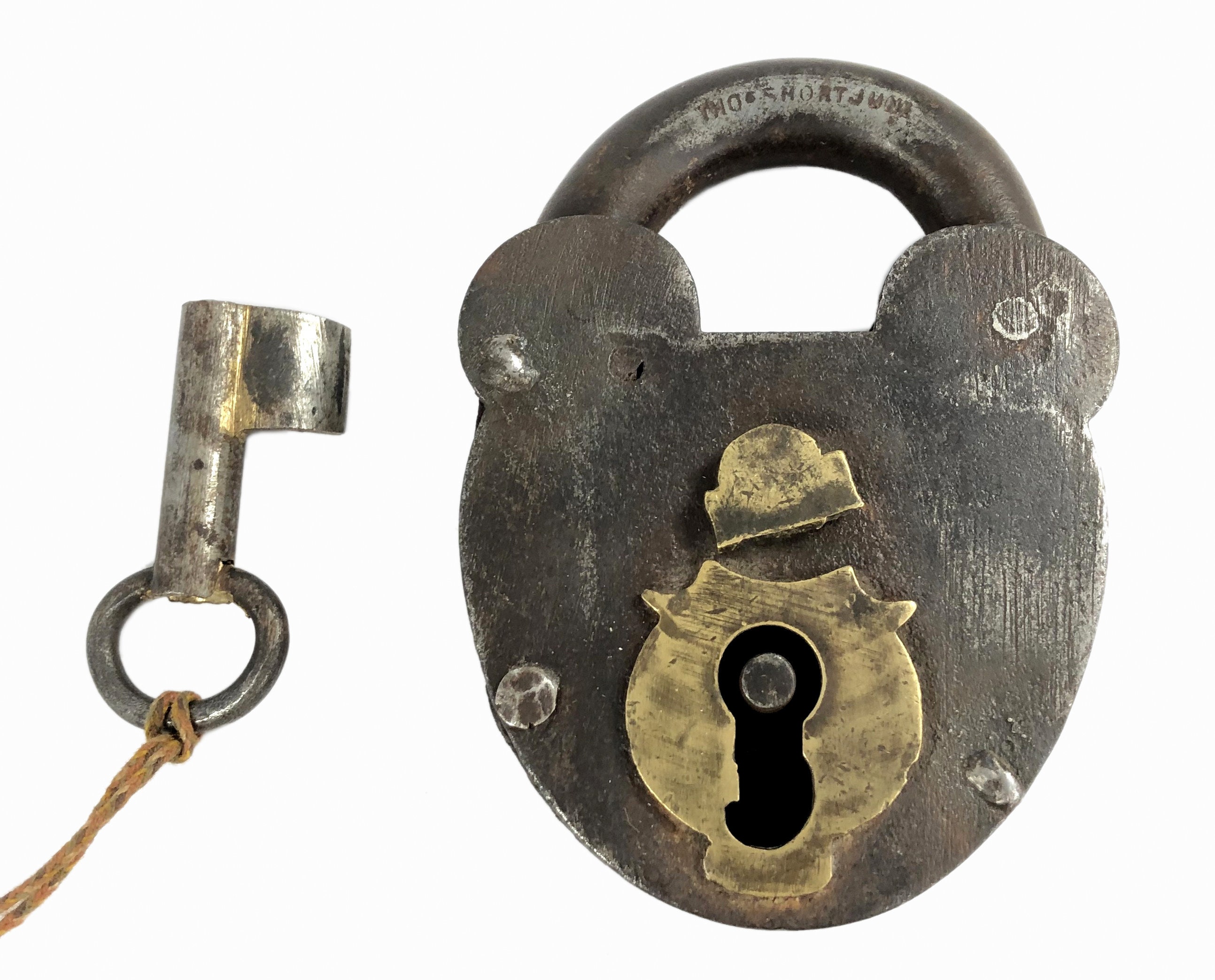 Old Antique Iron Lock One Key Padlock Rusty Design Unique - Etsy