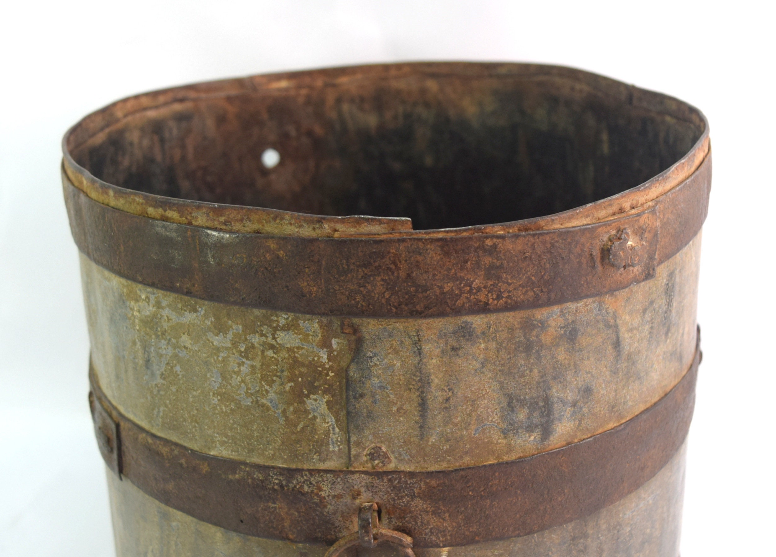 Big Size Heavy Iron Grain/rice/wheet Measurement Pot Unique | Etsy