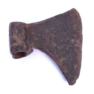Vintage Collectible Handmade Rustic Iron Axe Indian Farmer Tool Indian ...