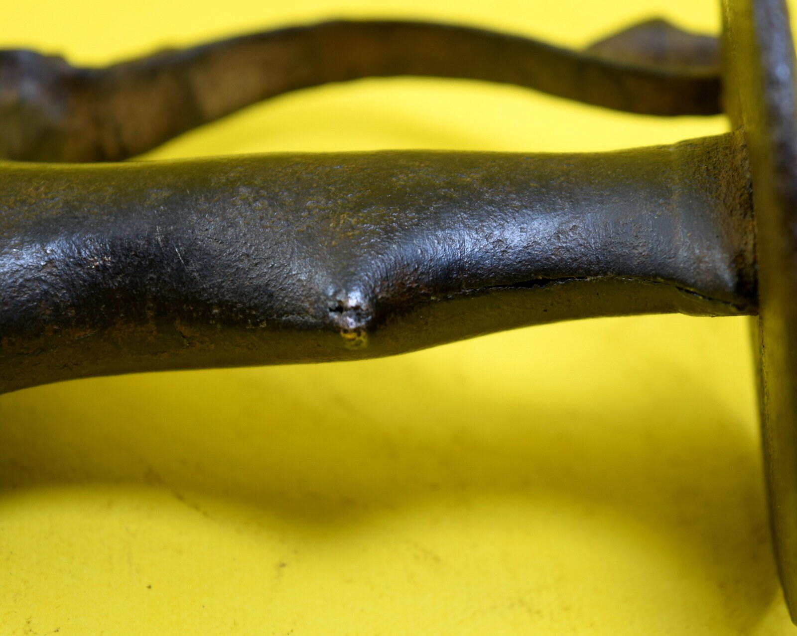 Old Antique Heavy Iron Sword Handle Rusty Decorative - Etsy