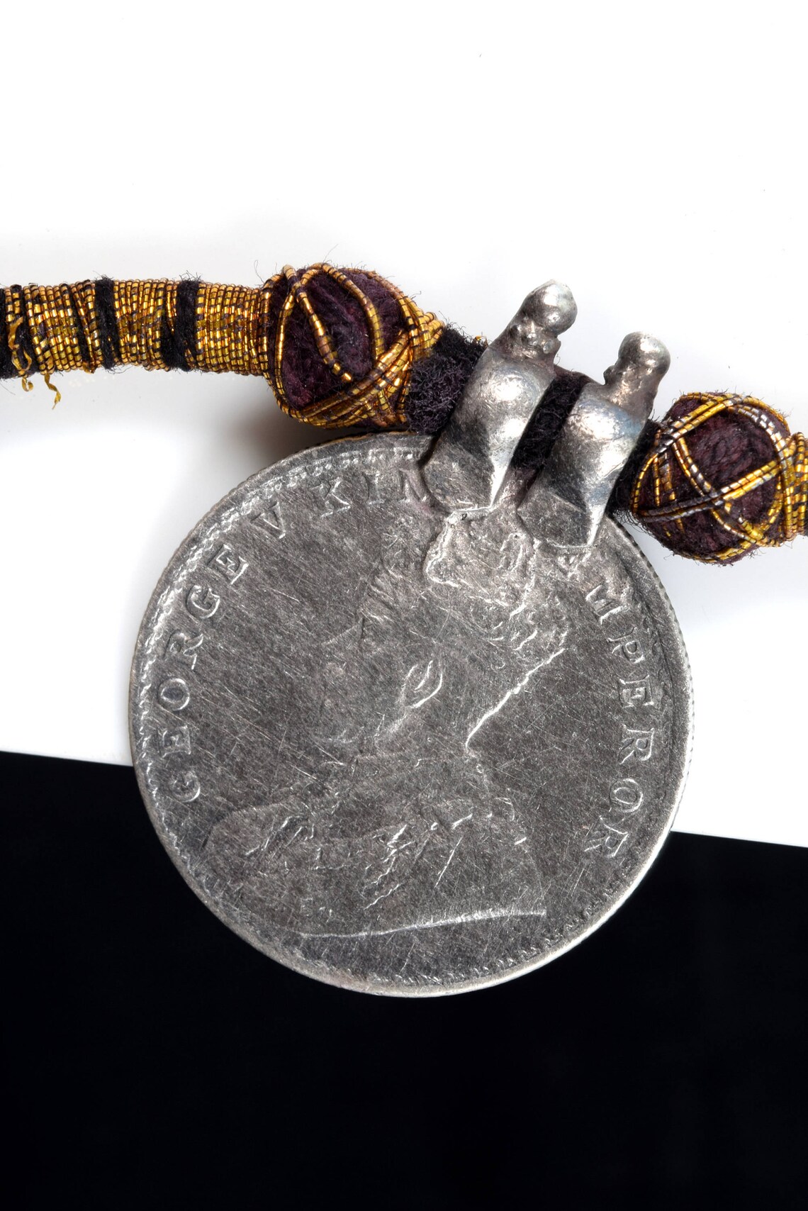 Rare Ethnic Antique Indian Amulets Coins Necklace Silver | Etsy