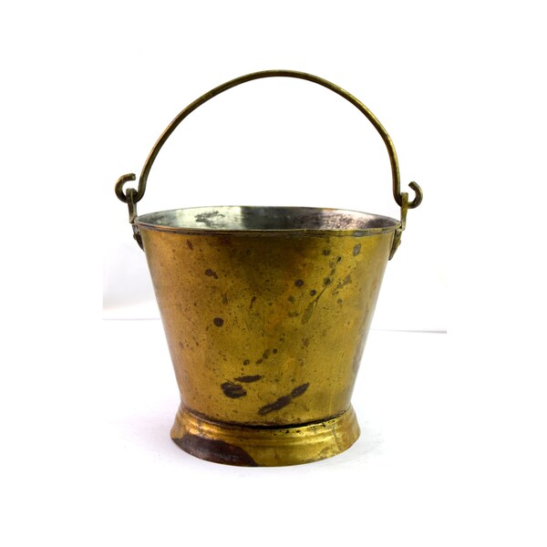 Brass Bucket - Etsy