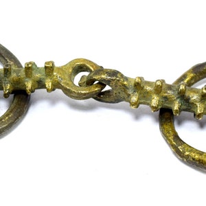 Indian Brass Jointed Horse Twin Twist Headstall Bit Unique Décor ...