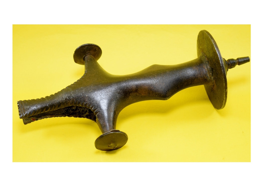 Antique Rare Islamic / Indo-persian Mughal Sword Hilt Collectible ...