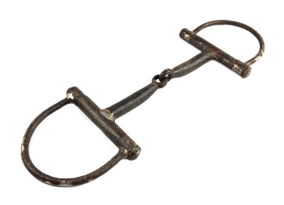 Old Handmade Iron Horse Headstall D Ring Snaffle Bridle Bit - Etsy