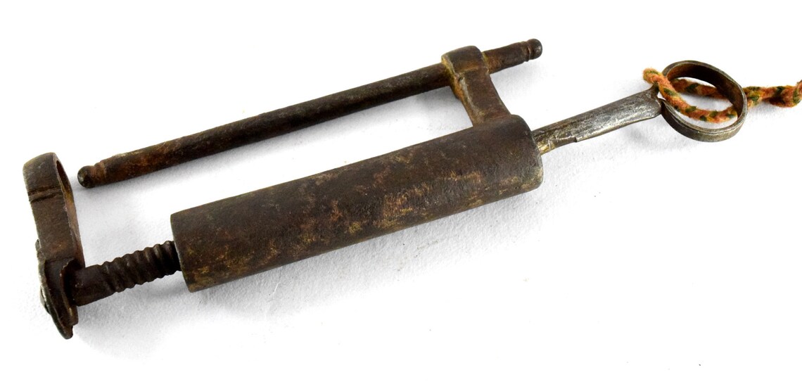 Unique Iron Lock Screw Mechanism System Padlock Rare - Etsy