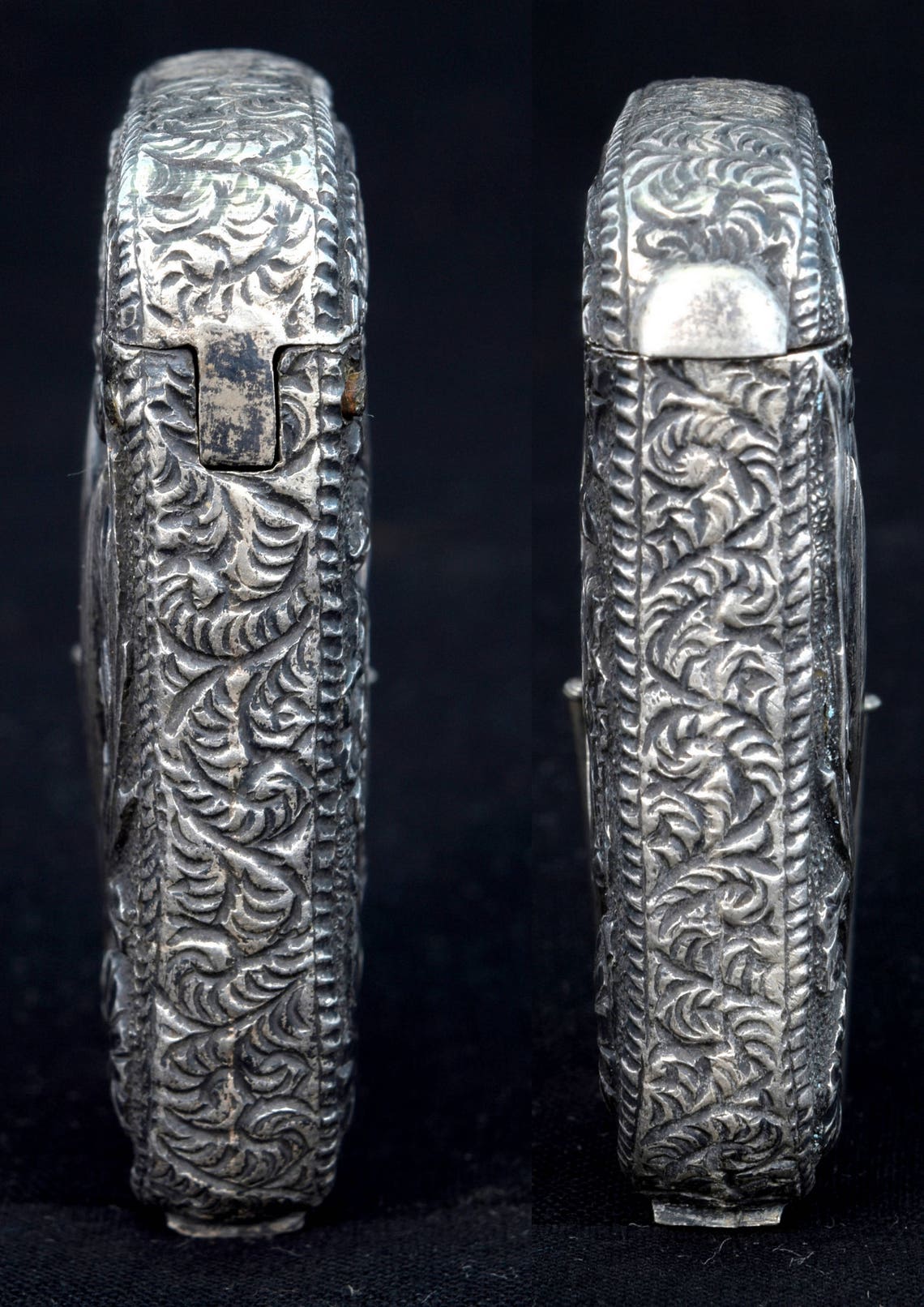 Antique Collectible Vesta Box for Silver Carved Beautiful Box - Etsy