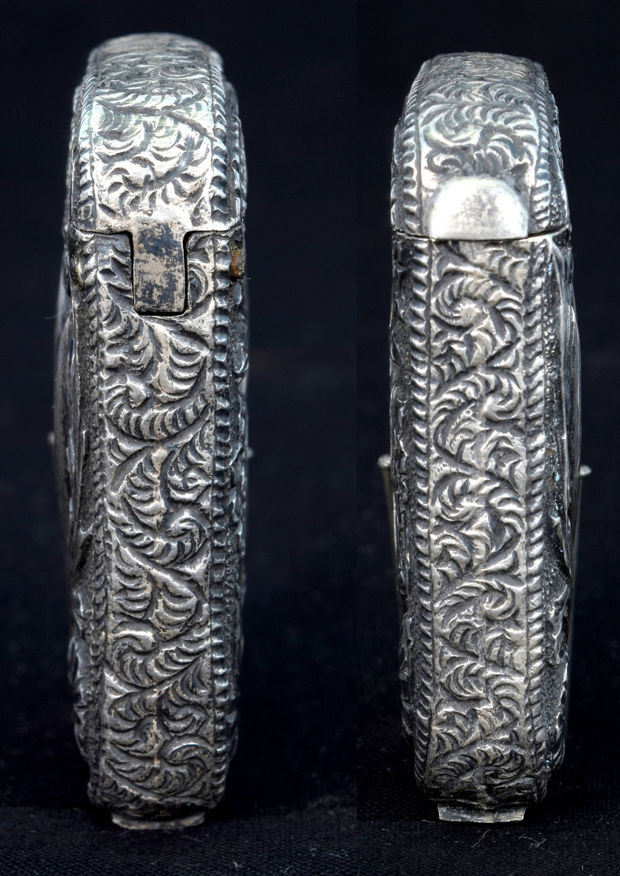 Antique Collectible Vesta Box for Silver Carved Beautiful Box - Etsy