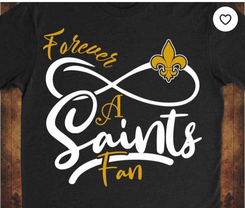 Forever a Saints Fan - Etsy
