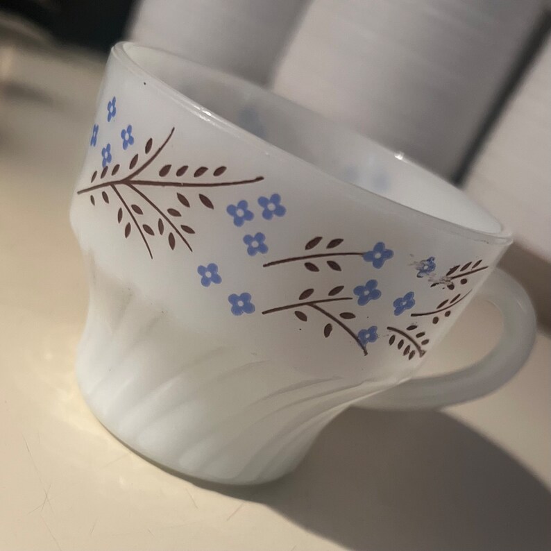 Vintage Termocrisa Milk Glass Cup 1960s Retro Dinnerware - Etsy