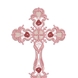 Cross 5 X 7" Embroidery Machine Design File, to Run Your Embroidery ...