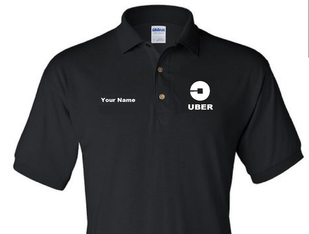 UBER Logo Printing on Several Colors Jerzees or Gildan Polo Shirt as ...