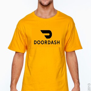 DOORDASH Logo Printing as Pictures Full Front 12" Wide on Several ...