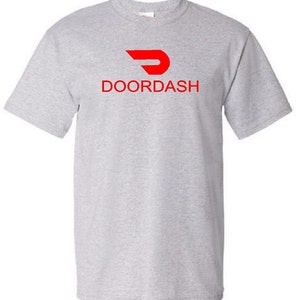 DOORDASH Logo Printing as Pictures Full Front 12" Wide on Several ...