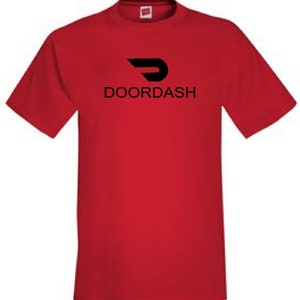 DOORDASH Logo Printing as Pictures Full Front 12" Wide on Several ...