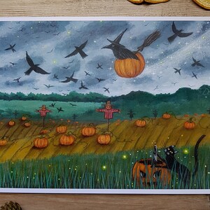 Fine Art Print A4 Magical Octoberfairy Tale Illustration | Etsy