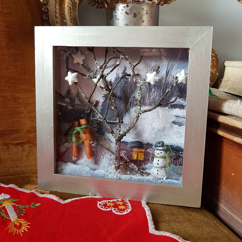 Winter Dream Fairy Tale Shadow Box With Magical | Etsy