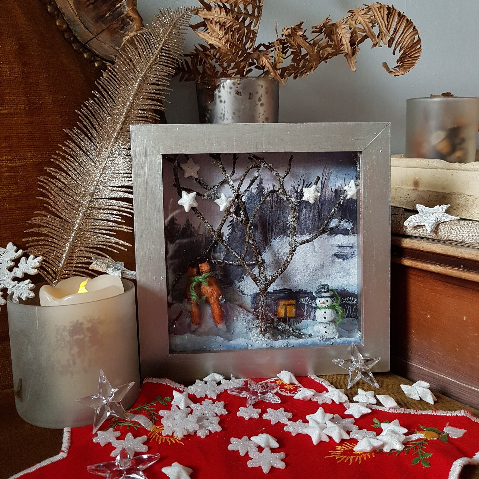 Winter Dream Fairy Tale Shadow Box With Magical | Etsy