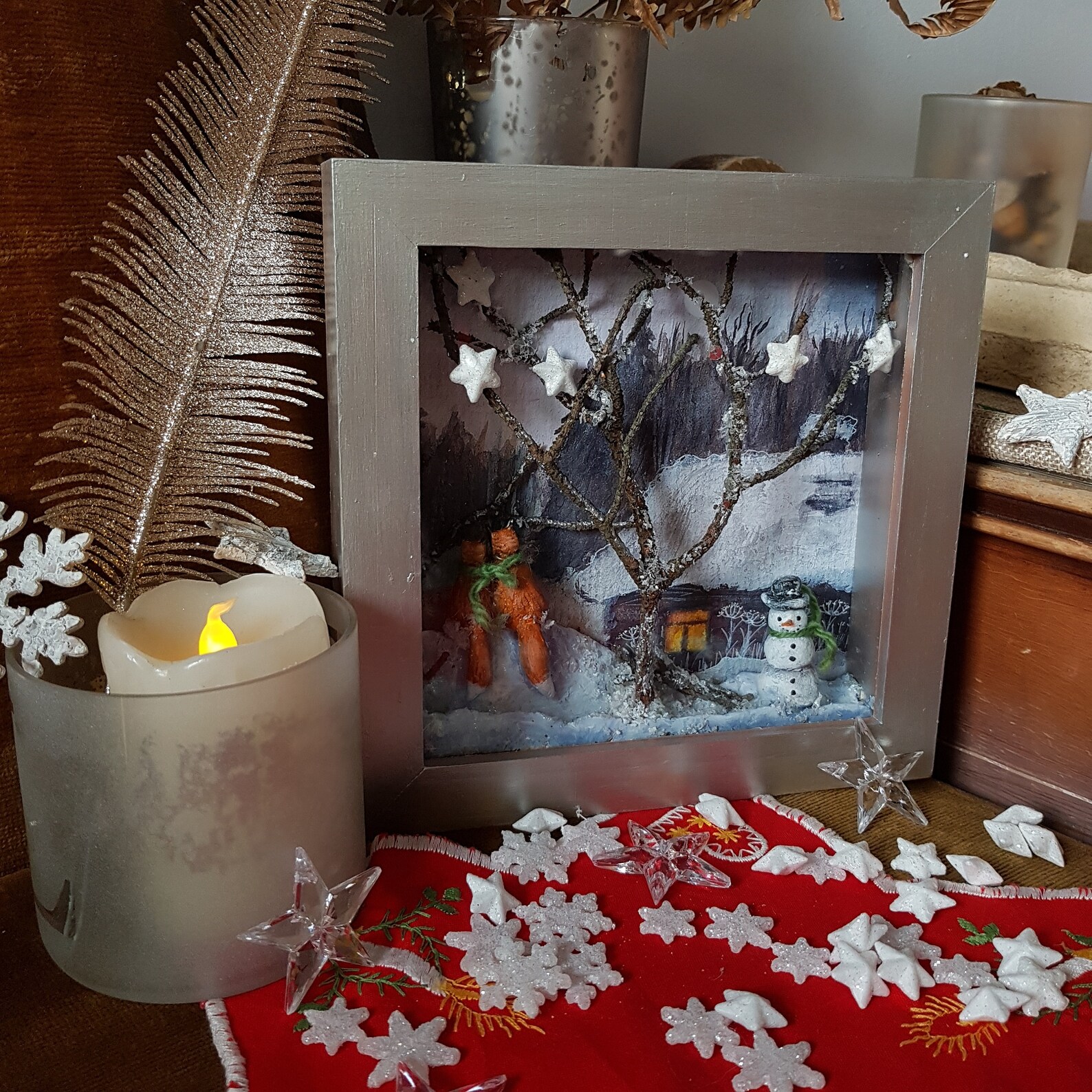 Winter Dream Fairy Tale Shadow Box With Magical | Etsy