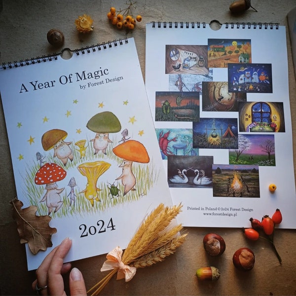 Whimsical Calendar - Etsy