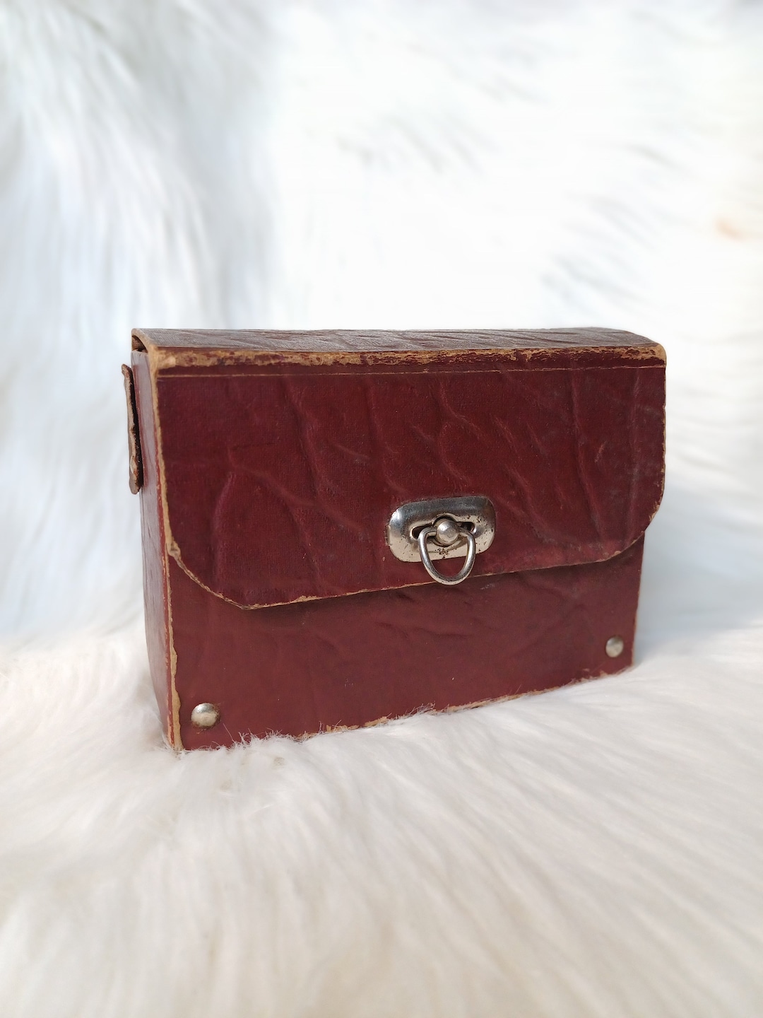 Vintage PRL 70s Cardboard Box: Rustic Home Decor Storage - Etsy