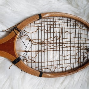Original Badminton Champion Racquet From 1930s/wood Rackets/sports ...