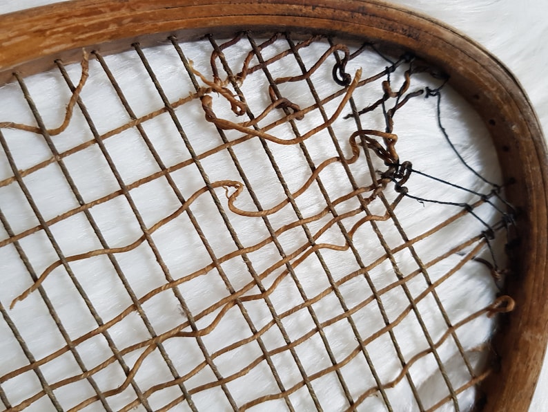 Original Badminton Champion Racquet From 1930s/wood Rackets/sports ...