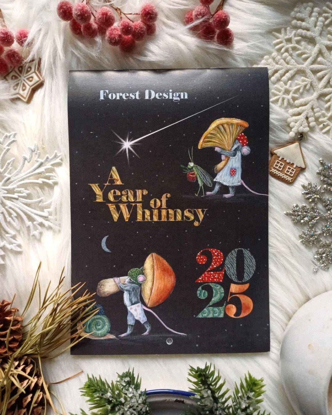 2025 Art Calendar A Year of Whimsy Wall Calendar/illustrated Calendar ...
