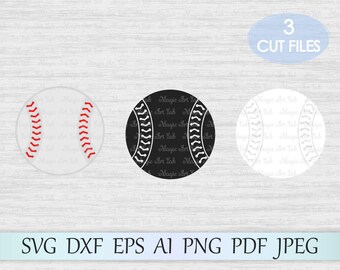 Baseball Svg file Baseball cut file Baseball Monogram SVG