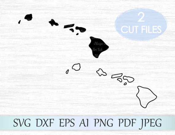 Hawaii svg file Hawaii state svg Hawaii vector Hawaii | Etsy