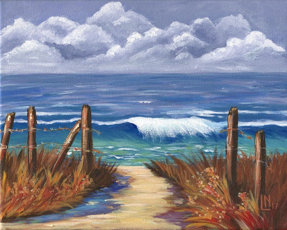 Beach Path Painting