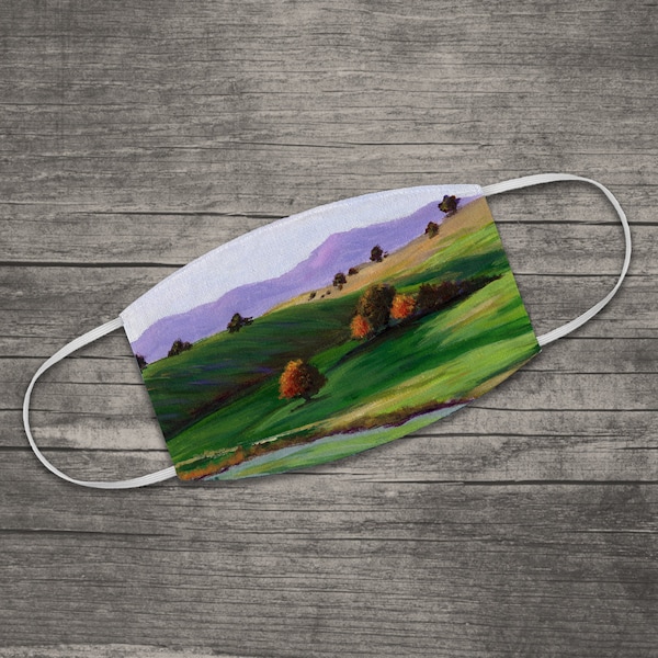 Landscape Face Mask - Etsy