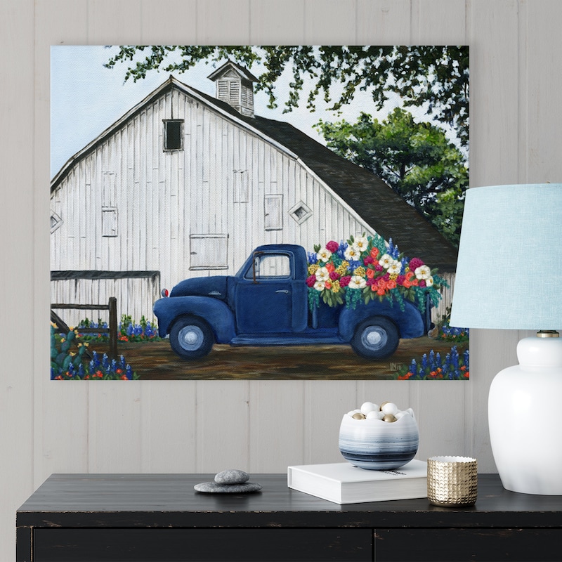 Truck With Flowers - Etsy