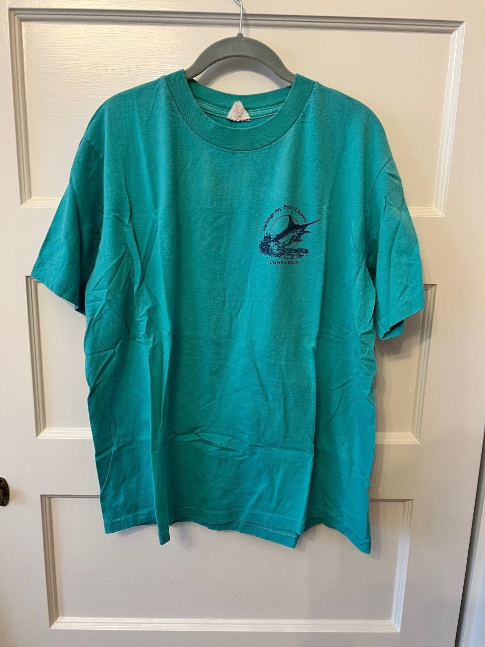 Vintage 1990s Flamingo Bay Pacific Charters Costa Rica Unisex Xl Tee