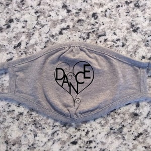 Youth Dance Mask - Youth Dance Face Covering - Youth Dance - I Love ...