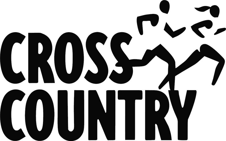 Athlete Window Decal Cross Country Bumper Sticker Custom - Etsy
