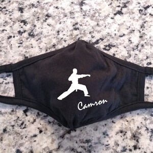 Youth Martial Arts Mask - Kids Karate Mask - Personalized Mask - Karate ...