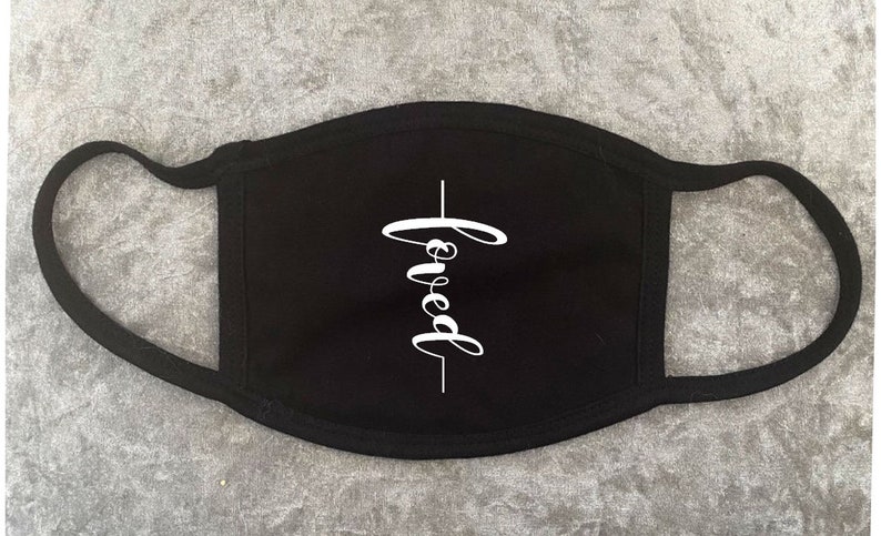 Faith Face Covering Jesus Mask Cross Face Covering 3ply | Etsy