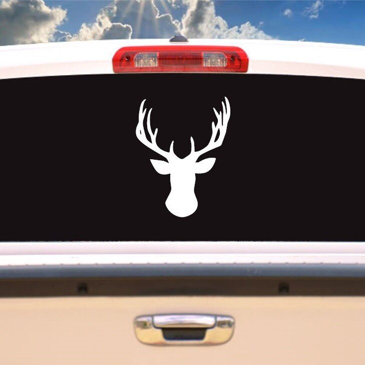 Deer Decal Big Buck Sticker Hunter Decal - Etsy