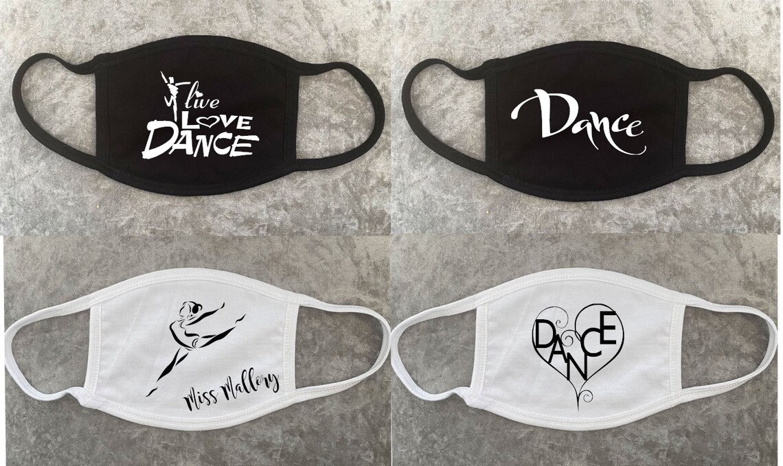 Dance Theater Face Covering Reusable Face Mask Dancer | Etsy