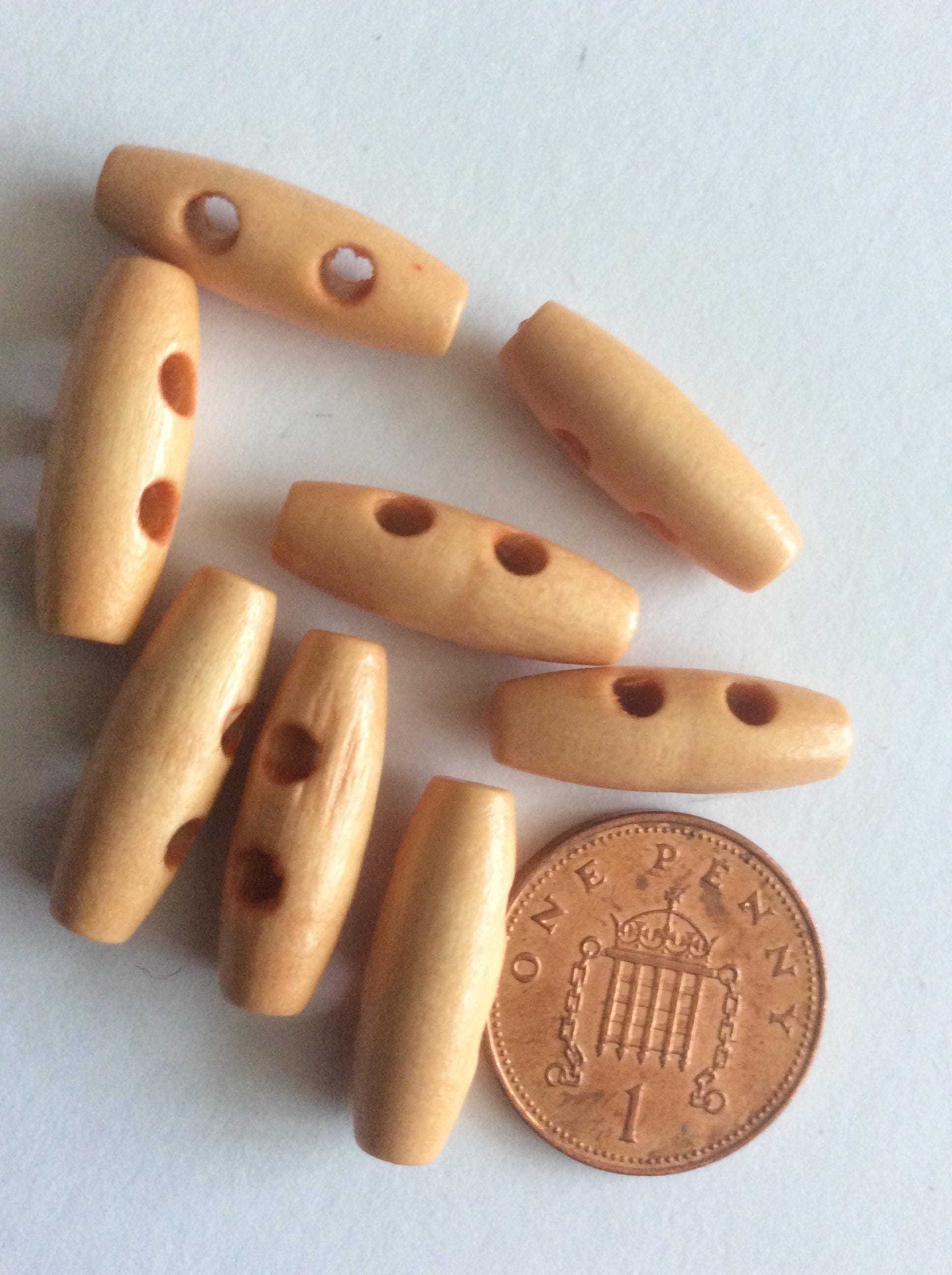 6 Barrel Shaped Buttons/barrel Buttons/small Duffel - Etsy