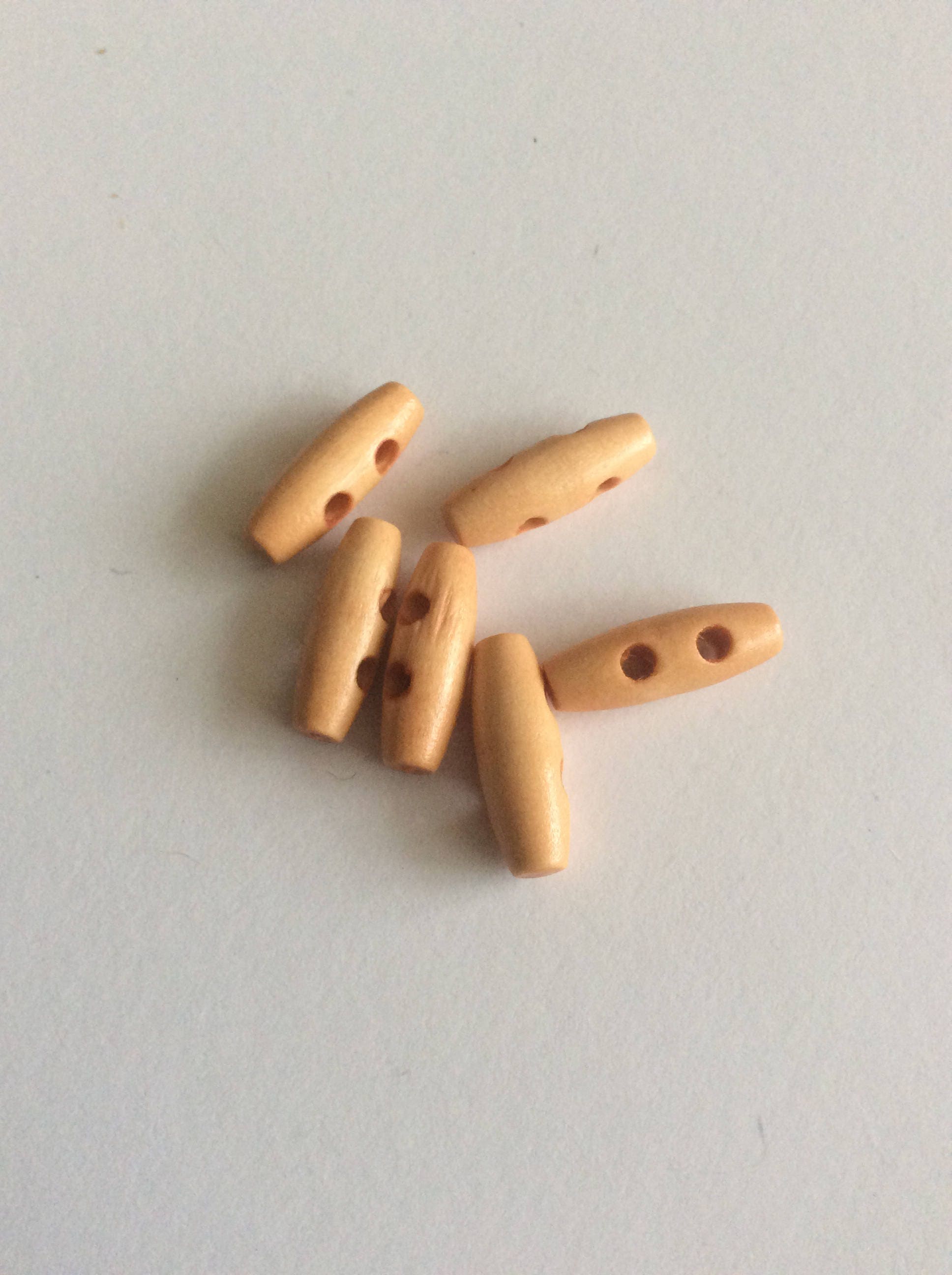 6 Barrel Shaped Buttons/barrel Buttons/small Duffel Buttons/craft ...