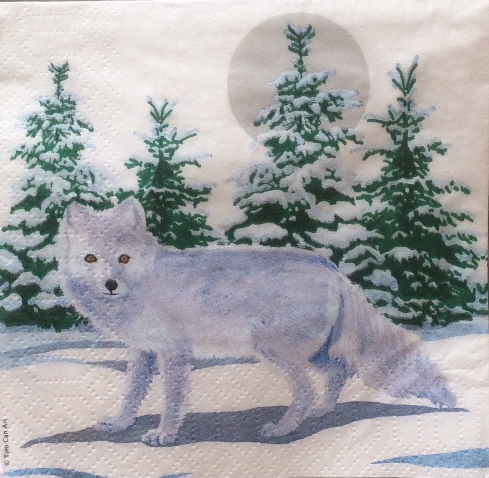 Fox Paper Napkins/napkins/fox Decoupage Napkin/fox Craft Tissue/fox ...