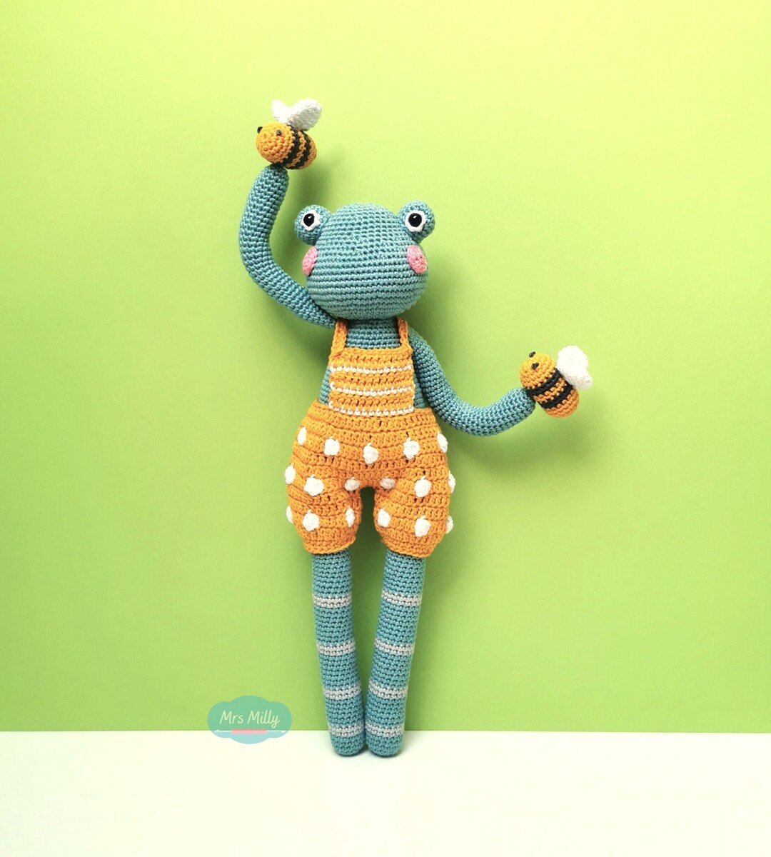 Amigurumi Long Leg Frog Farah Animal PDF Crochet Pattern Doll Toy - Etsy