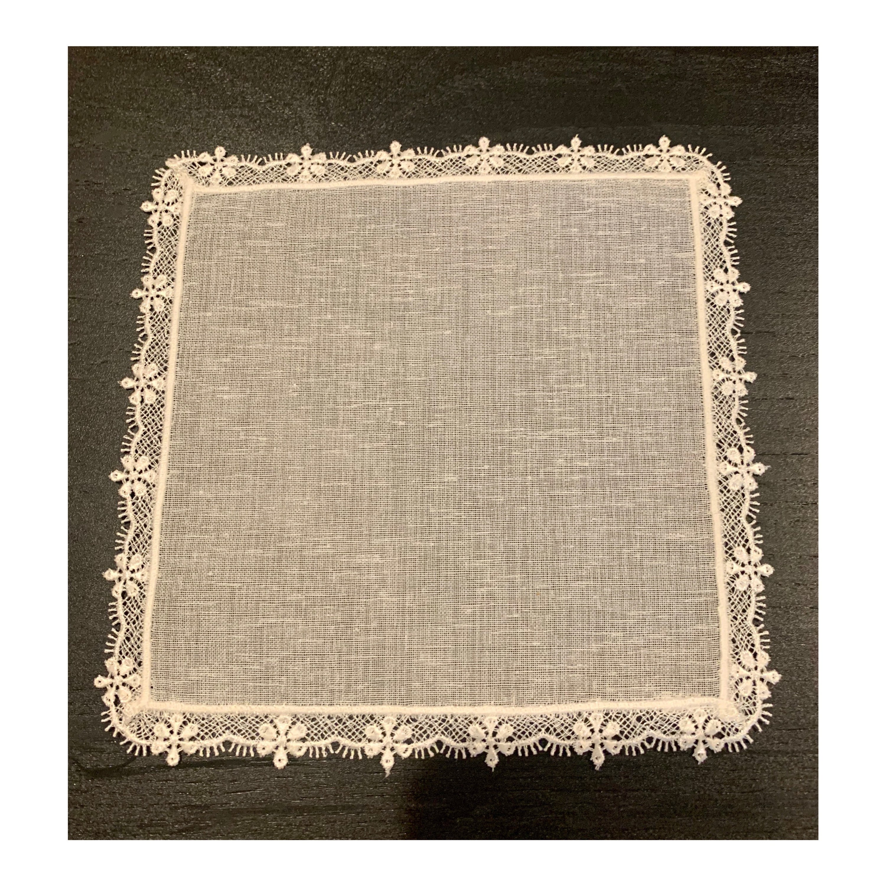 Handmade Linen Square Doilies - Etsy