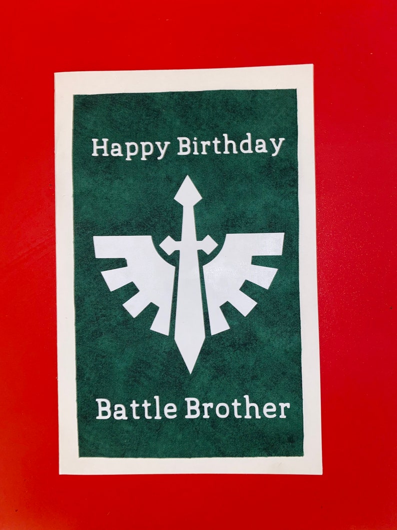 Warhammer Birthday Card | Etsy